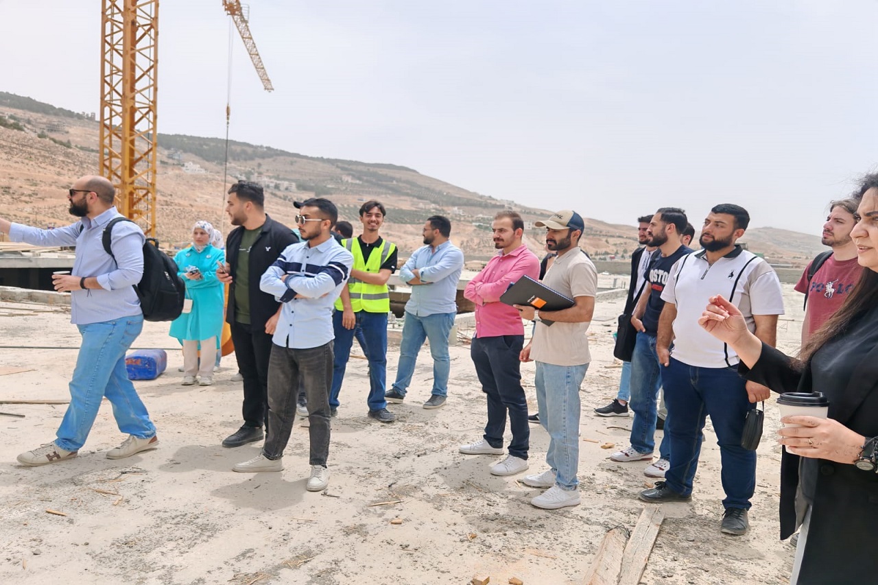 Civil Engineering Students at Amman Arab University Gain Hands-On Experience in Construction ...